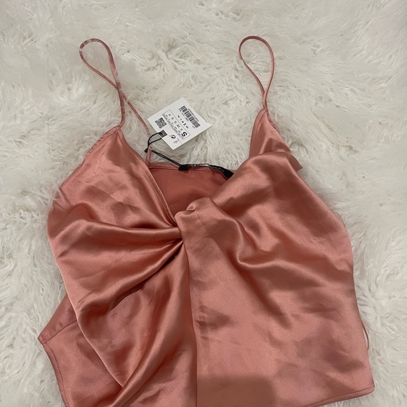 Zara | Tops | Zara Peach Camisole | Poshmark